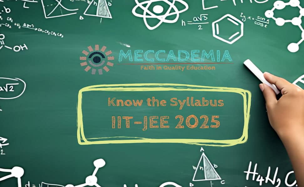 Decode the JEE syllabus to build a roadmap for success